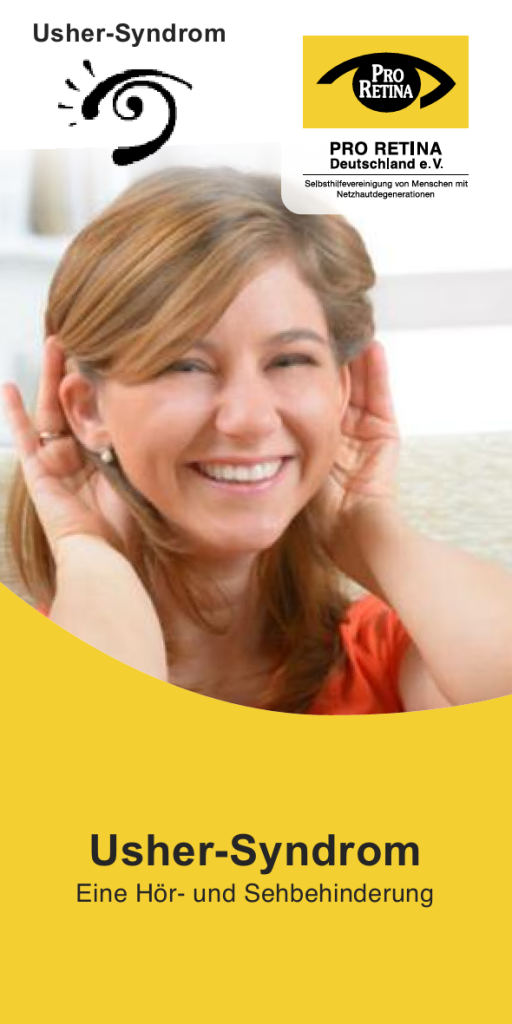 Neuer Flyer zum USHER-SYNDROM – Servicebuch Auge